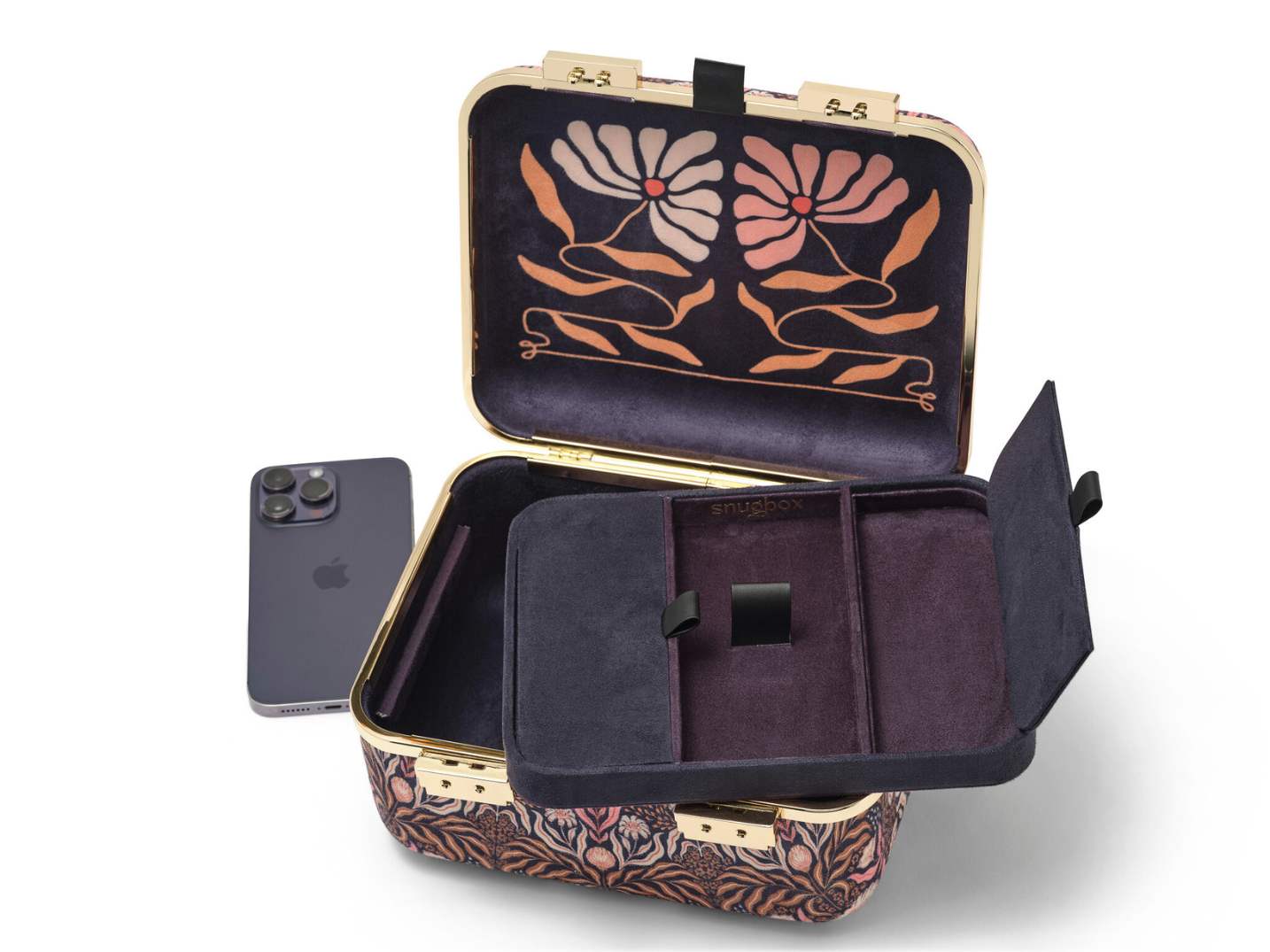 Boho nouveau locking women's stash box lockbox – snugbox